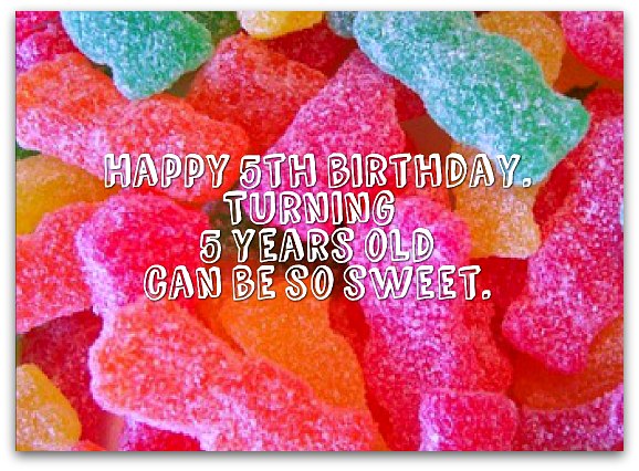 5th Birthday Wishes Birthday Messages For 5 Year Olds