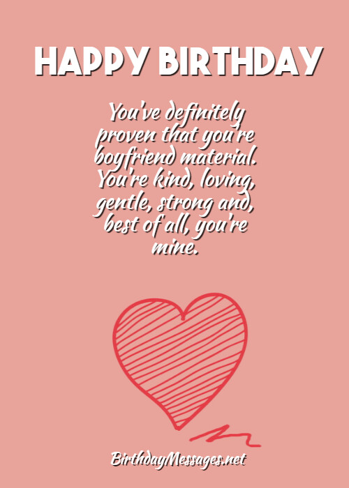 Birthday Wishes For Love Boyfriend