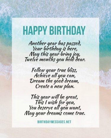 Birthday Poems - Hundreds of Unique Poems for Birthdays