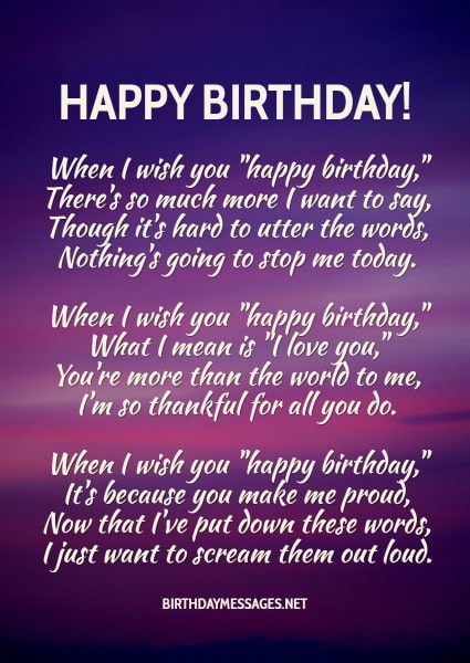 Birthday Poems - Hundreds of Unique Poems for Birthdays